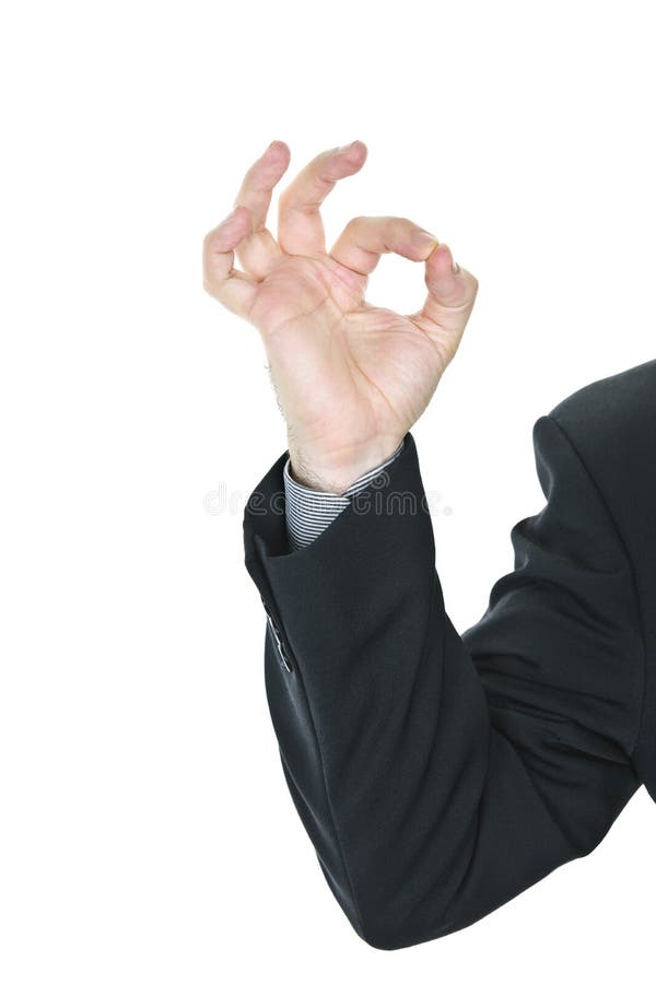 Man giving okay sign stock image. Image of person, fingers - 16755225