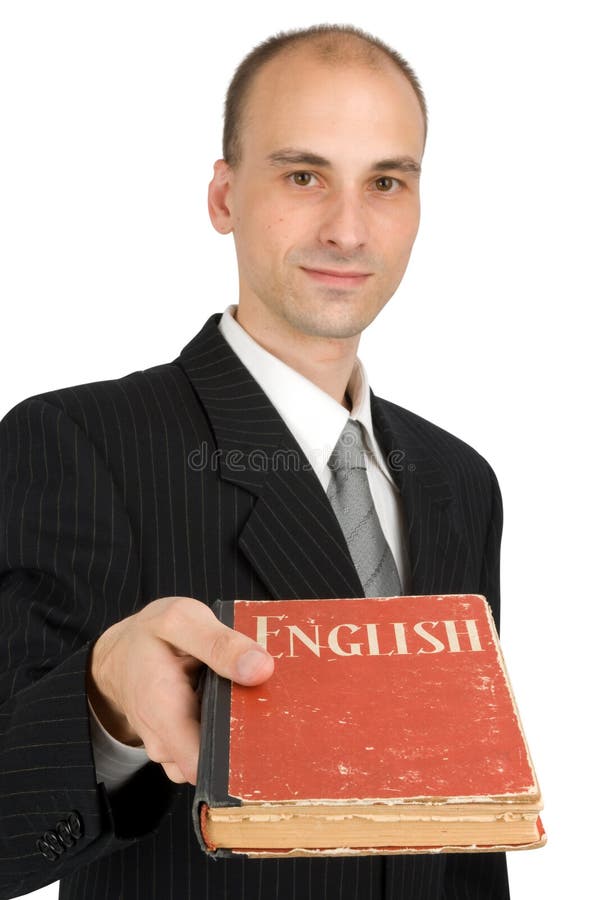 Man giving you a book stock image. Image of smiling, giving - 9804833