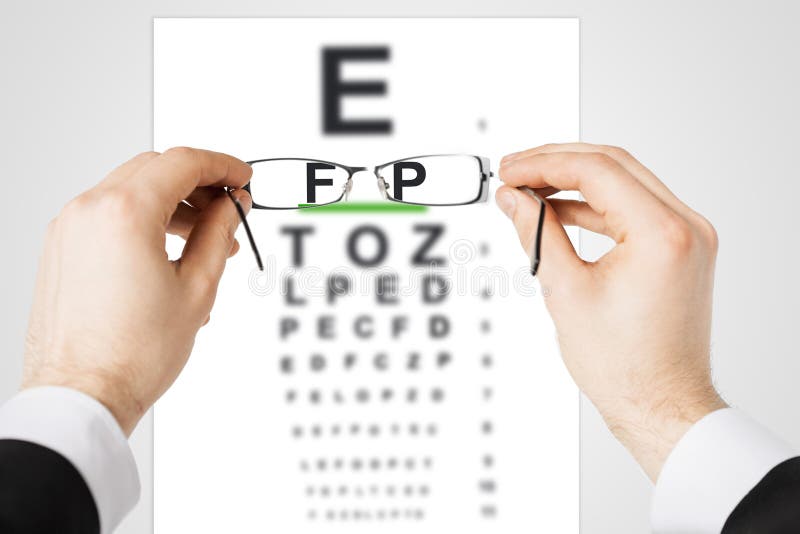 805 Eyeglasses Eye Chart Vision Correction Optical Health Stock Photos ...