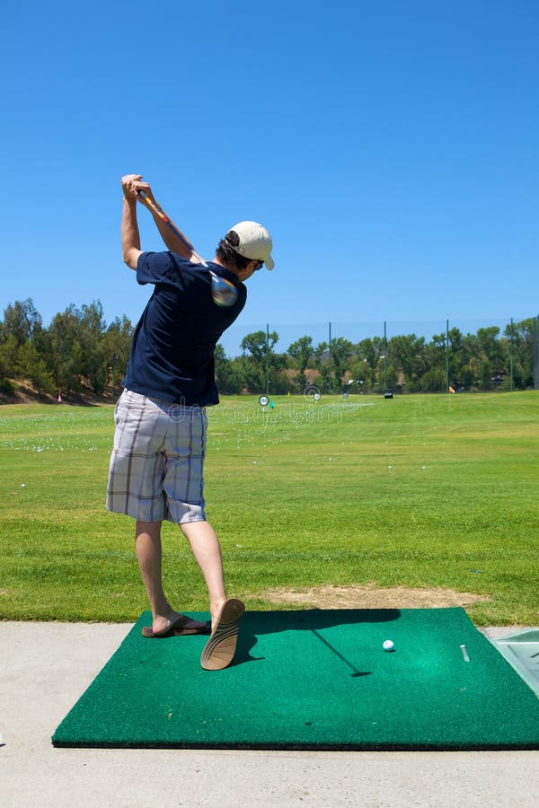 Man Golfing stock image. Image of sport, club, golf, putting - 10273979