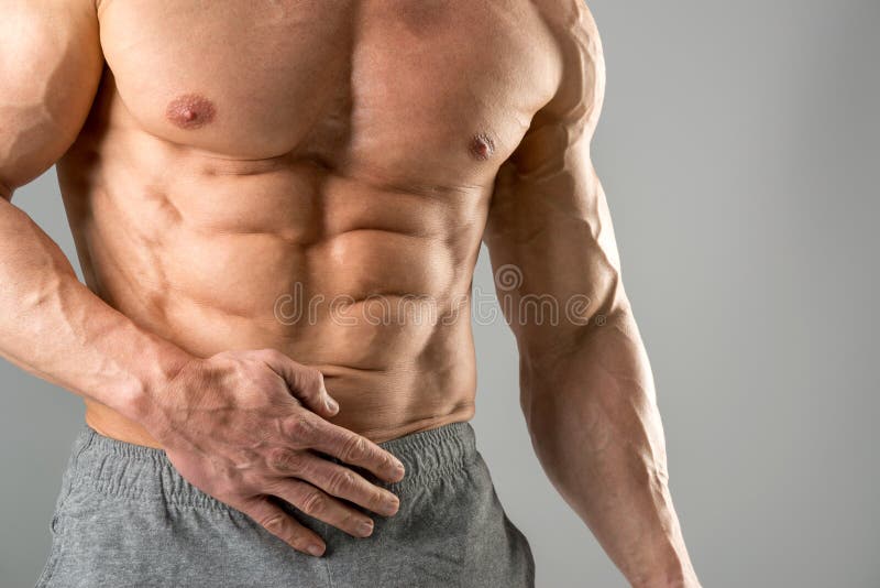 Man with great abs stock image. Image of male, adult - 97887583