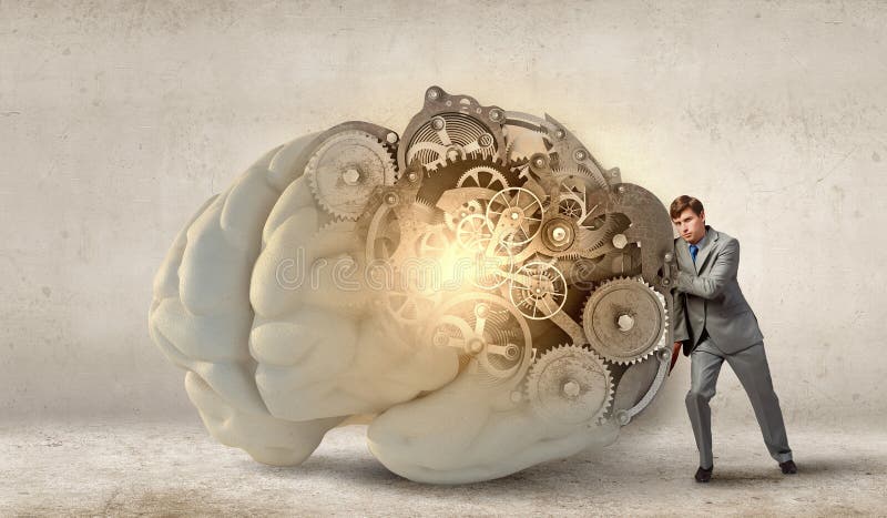 Man Big Brain Stock Images - Download 858 Royalty Free Photos