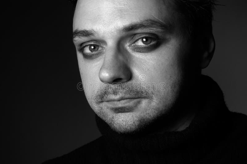 Man: grin stock image. Image of black, fashion, dressed - 174293