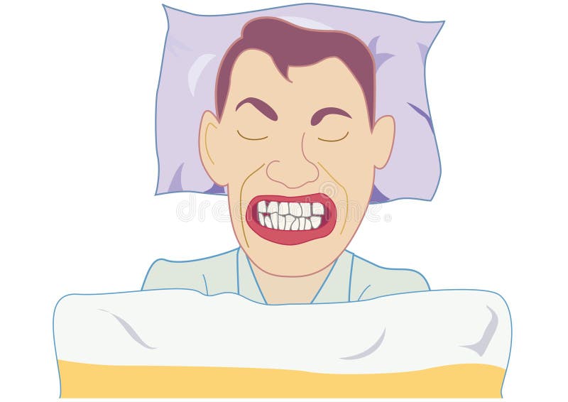 Teeth Grinding Stock Illustrations – 286 Teeth Grinding Stock ...