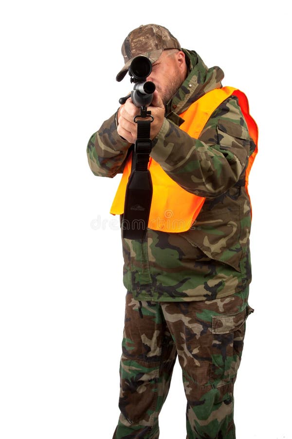 Man with Gun stock image. Image of male, himan, camouflage - 51234945
