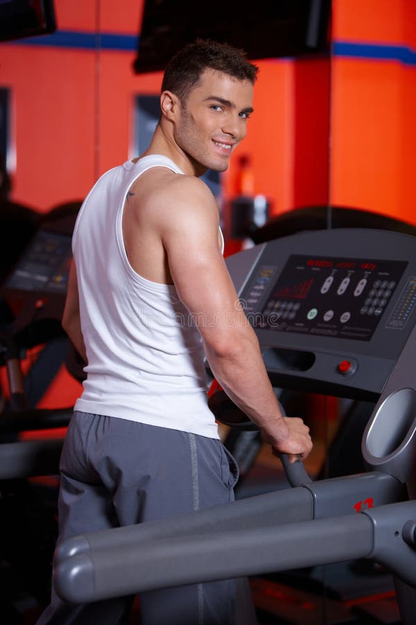 Man at the gym stock photo. Image of shape, people, active - 14855328