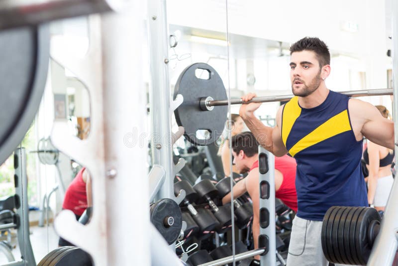 Man at the gym stock image. Image of personal, instructor - 39731787