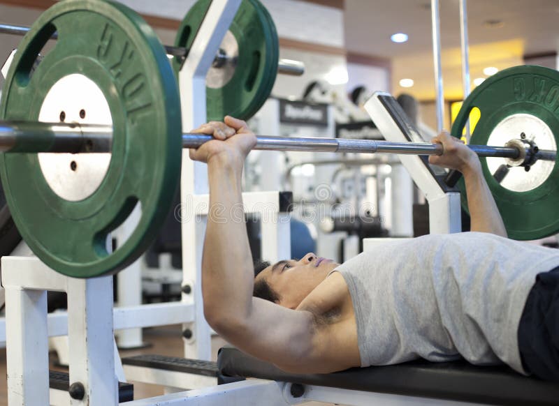 Man gym workout stock photo. Image of legs, lifting, asian - 31301170