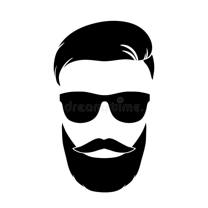Man Hair Icon for Barbershop Stock Vector - Illustration of barbershop ...