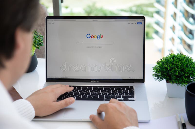 Man Hand with Apple Watch Series 4 Over the Table Editorial Image ...