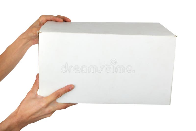 Hand pass someone a box stock image. Image of package - 15809643