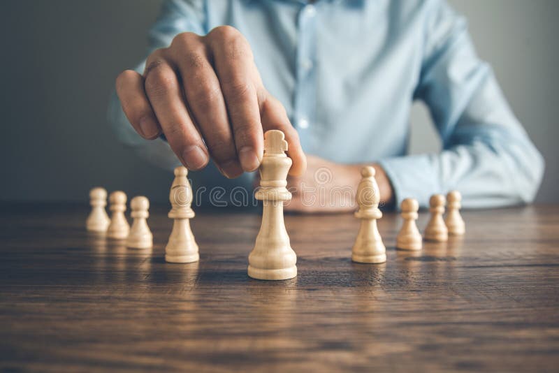 Man hand chess stock image. Image of concept, chess - 196470159