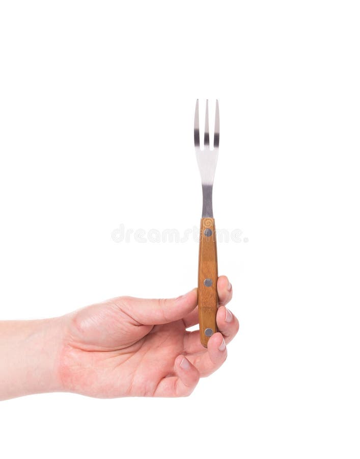 Man hand with fork stock image. Image of hand, background - 44285289