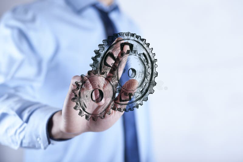 Hand Gears stock image. Image of hand, instrument, engineering - 59021465