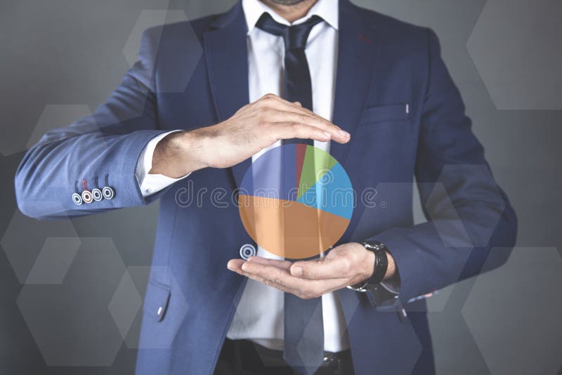 Man hand graph stock image. Image of financial, chart - 133614709