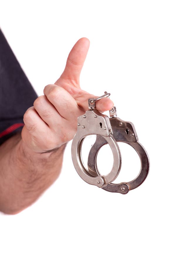 Arm With Handcuffs Picture. Image: 8896160