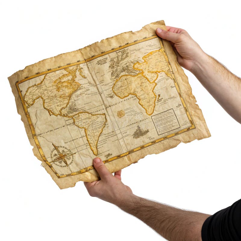 Handwritten Ancient Map Stock Illustrations – 140 Handwritten Ancient ...