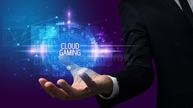 Man Hand Holding Digital Technology Concept Stock Illustration ... Man Hand Holding Digital Technology Concept Stock Illustration ...