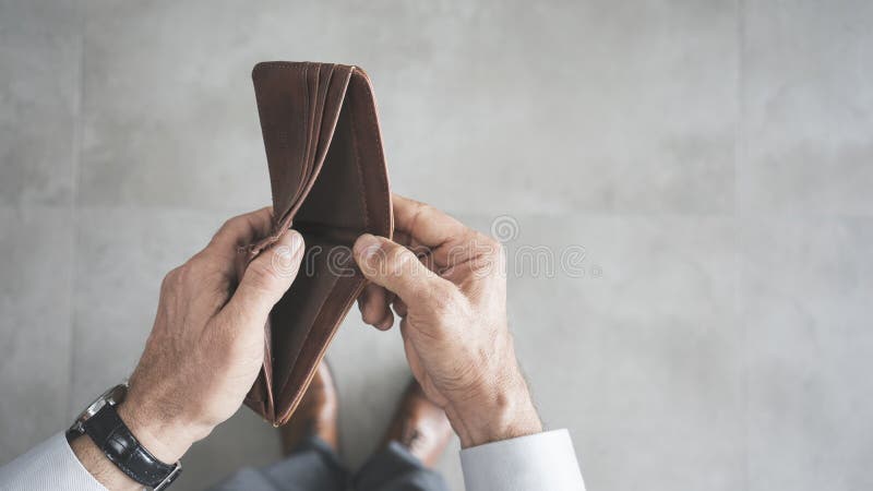 Man Hand Holding Empty Wallet Stock Image - Image of poverty, exchange ... Man Hand Holding Empty Wallet Stock Image - Image of poverty, exchange ...