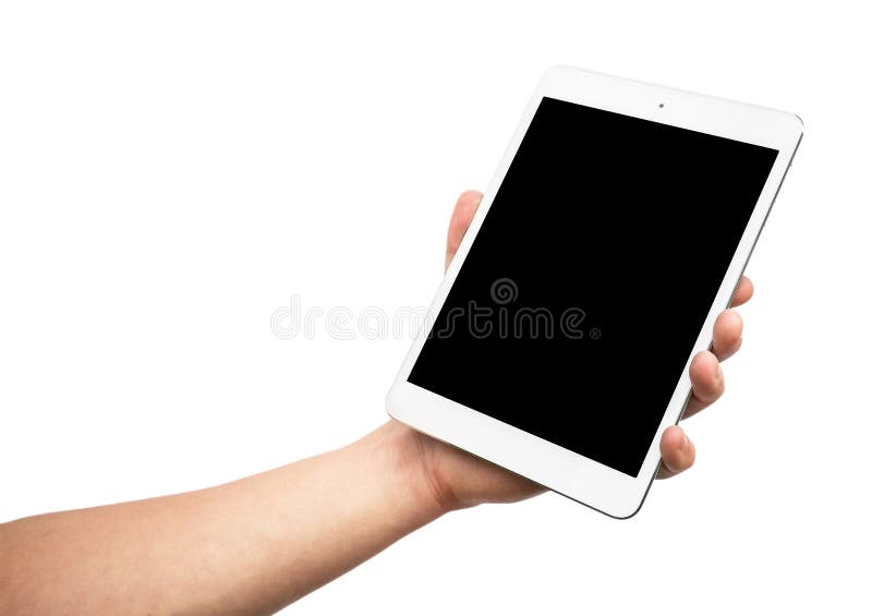 Man holding ipad stock image. Image of apple, modern - 21377869