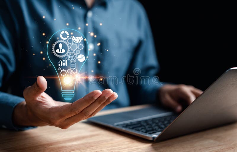 Man Hand Holding Lightbulb Which for Mind, Creative, Idea, Innovation ...