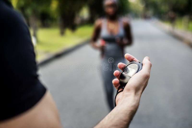 Man Hand Holding a Stopwatch Stock Image - Image of holding, american ...