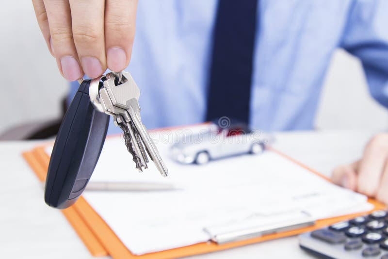 Man hand with keys and car stock image. Image of adult - 134327989