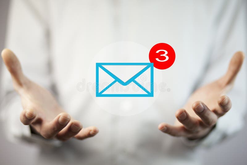 Man hand message in screen stock image. Image of modern - 159411789