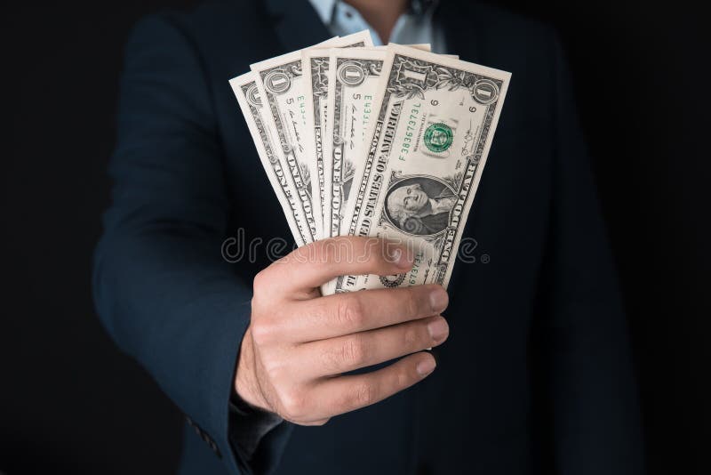 Man hand money stock image. Image of debt, concept, wealth - 196969597