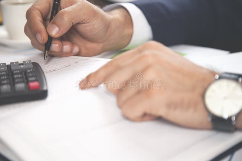 Hand notepad stock image. Image of form, negotiation - 13069419