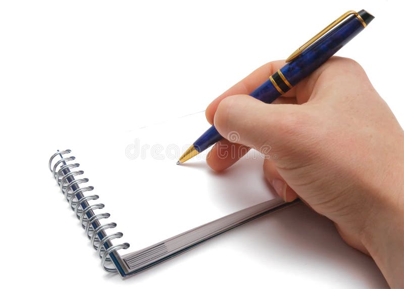 Hand writing on notebook stock photo. Image of window - 17156872