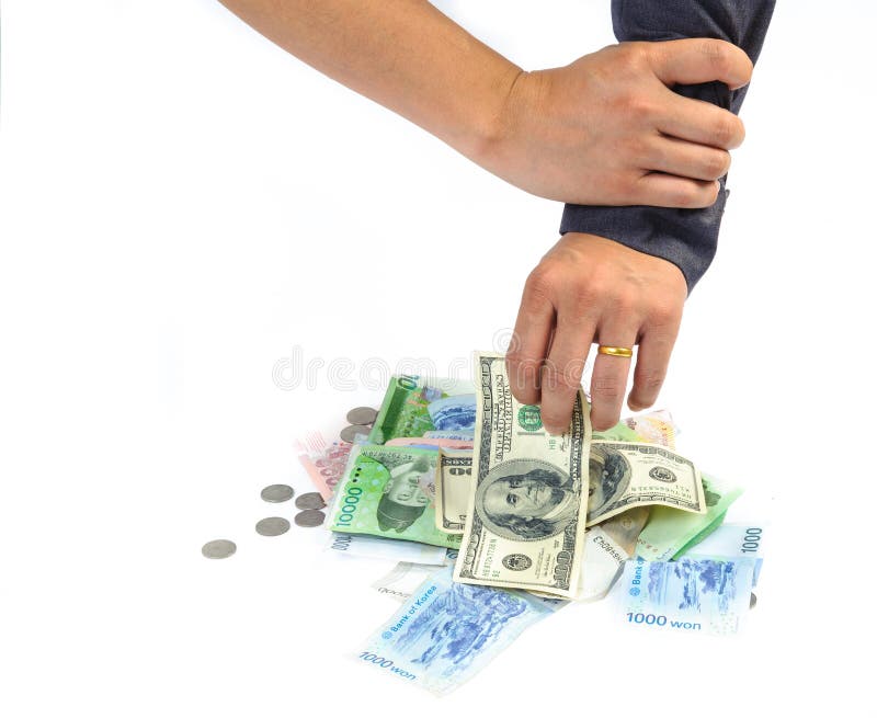 Man Hand Picking Bank Note Stop Another Hand Stock Photos - Free ...