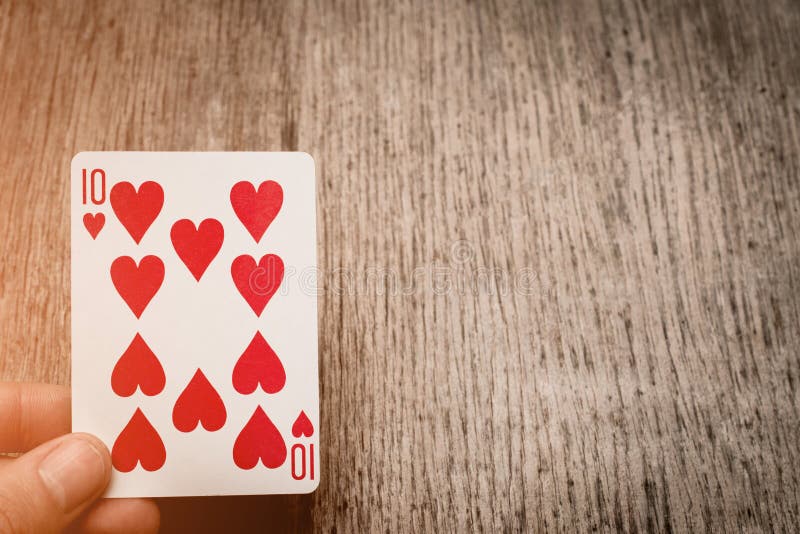 Man hand and playing card stock image. Image of frontal - 130559351