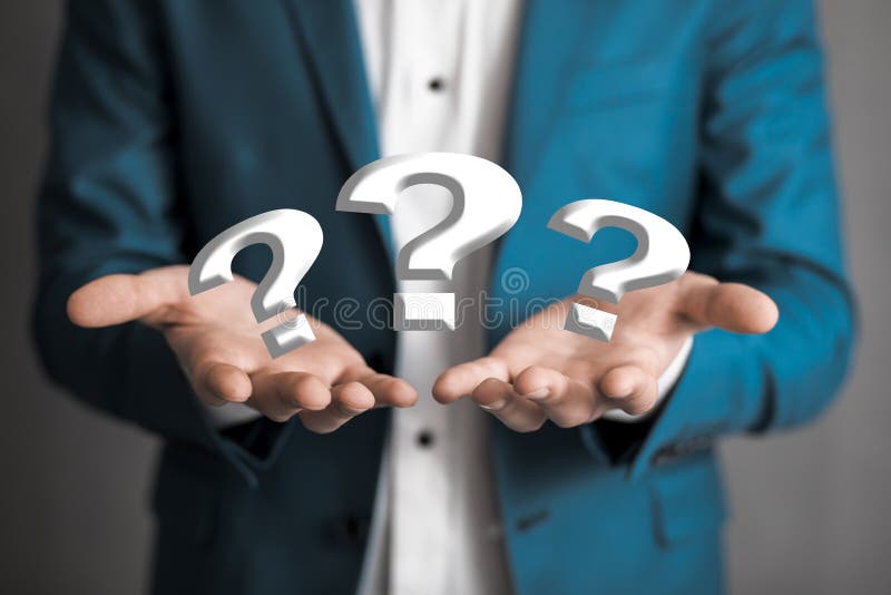 Man hand question mark stock image. Image of sign, questions - 196967295
