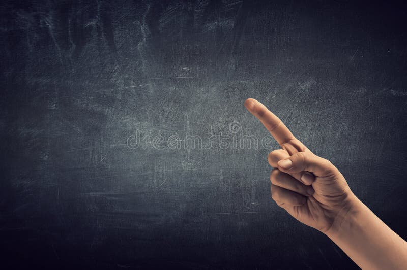 Man Hand Showing Forefinger Stock Image - Image of show, forefinger ...