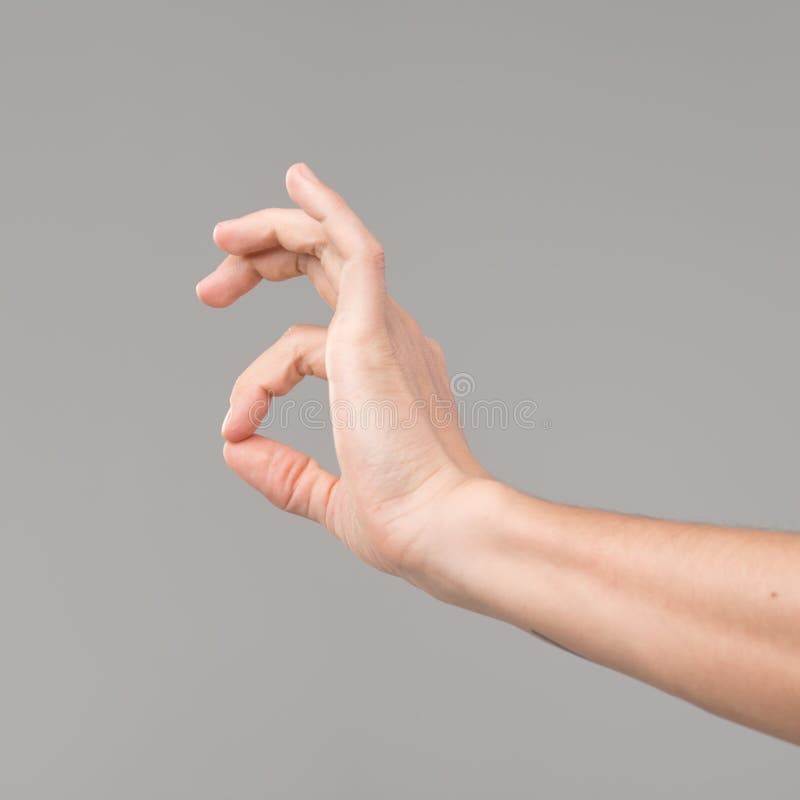 Man hand showing OK stock image. Image of greeting, hand - 127895453