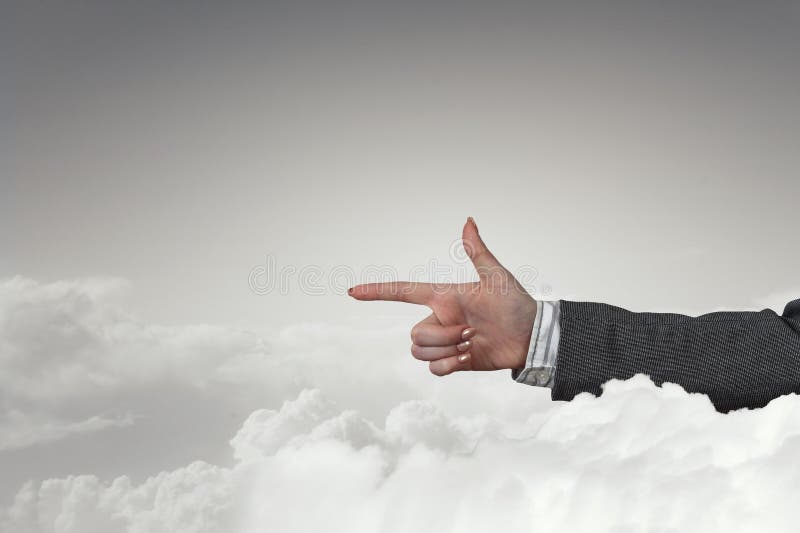 Man Hand Showing One Fingers Stock Image - Image of idea, adult: 329968031