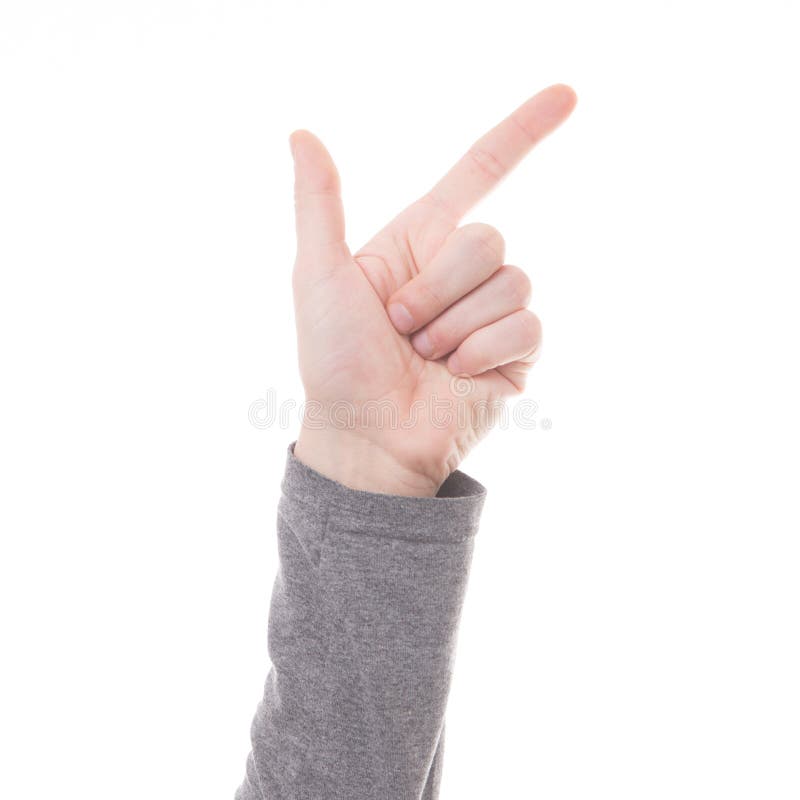Man hand sign isolated stock image. Image of healthy - 82160783
