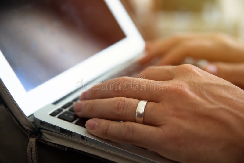 Man hand tablet stock image. Image of tablet, touch - 196954009