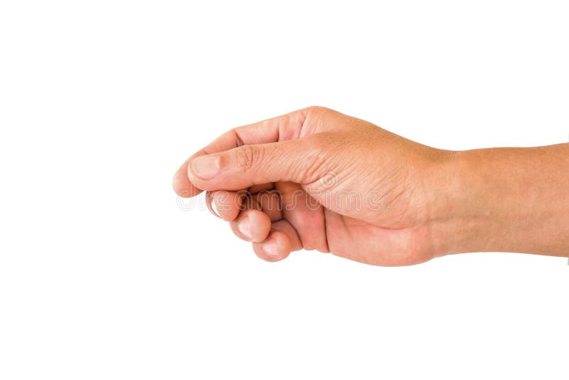 Man hand to hold something stock image. Image of sign - 88246379