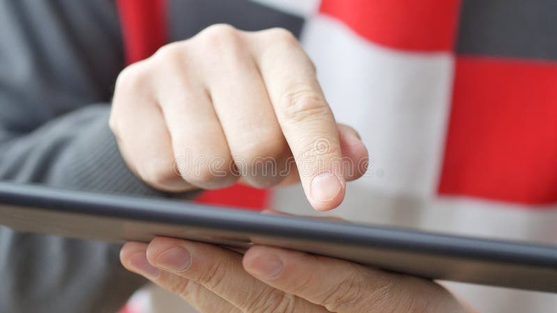 Man Hand Touching Screen on Modern Digital Tablet Pc Stock Photo ... Man Hand Touching Screen on Modern Digital Tablet Pc Stock Photo ...