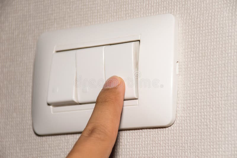 Man Hand is Turning on or Off Electrical Light Switch Stock Image ... Man Hand is Turning on or Off Electrical Light Switch Stock Image ...