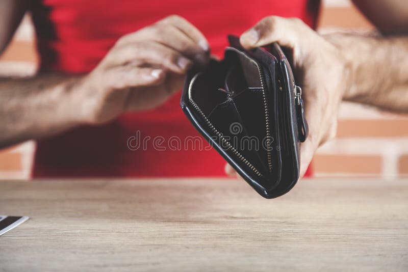 Man hand wallet stock photo. Image of human, isolated - 153676924