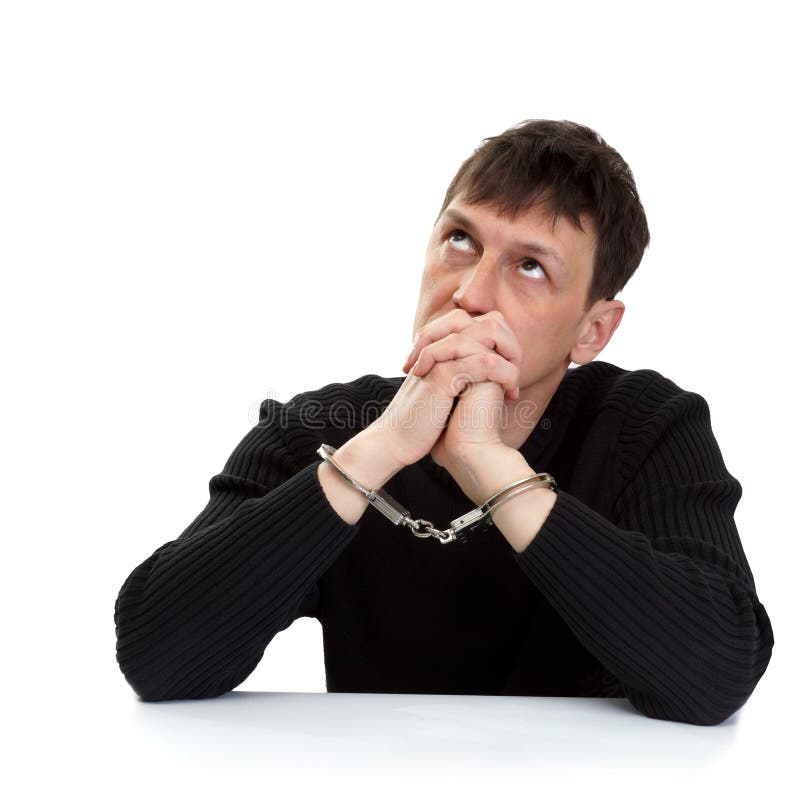 Man in handcuffs stock photo. Image of handcuffed, criminal - 30533890