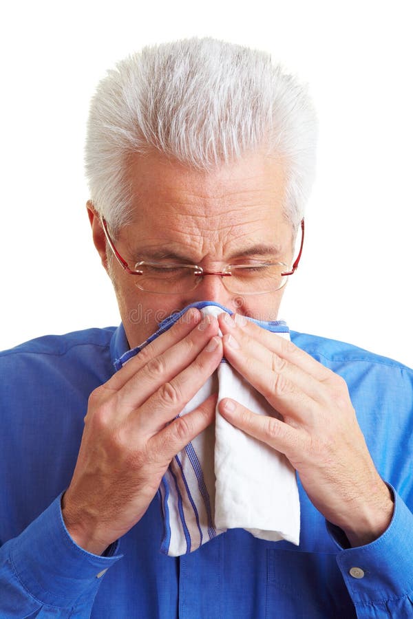 Man with handkerchief stock photo. Image of people, cloth - 12837438