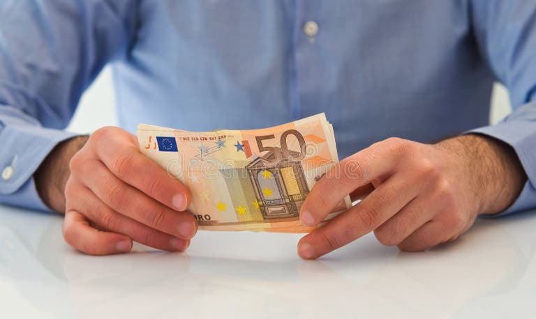 Man handling money. stock image. Image of handling, investment - 22676199