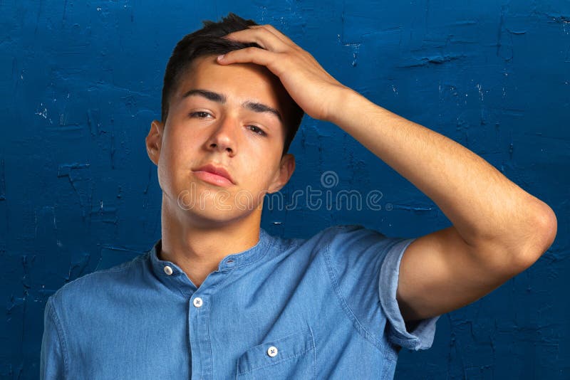 Man with Hands Behind stock image. Image of adult, casual - 75836277