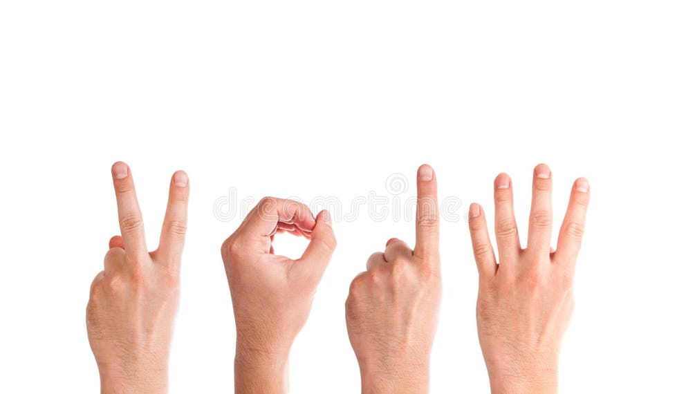 Man Hands Forming Number 2014 Stock Image - Image of date, concept ...