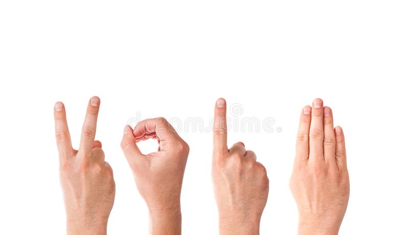 Man Hands Forming Number 2014 Stock Image - Image of creative, december ...