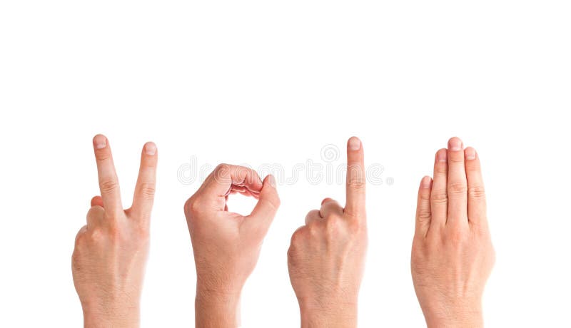 Man Hands Forming Number 2014 Stock Photo - Image of holiday, season ...